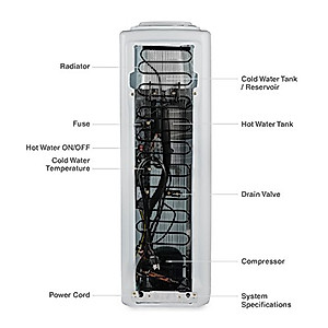 Brio CL500 Commercial Grade Hot and Cold Top Load Water Dispenser Cooler - Essential Series