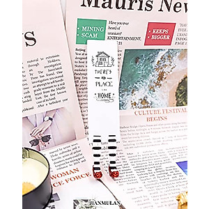 Witch Bookmark Ruby Shoes Bookmark Halloween Home Decor Wizard Funny Ideal Gift for Bookworm and Book Lover Thanksgiving Christmas Women Men…