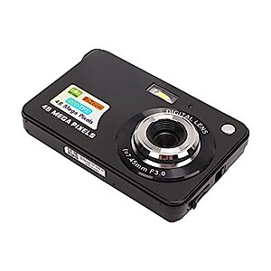 Compact Camera, 2.7 Inch 4K LCD 550mAh Antishake Vlogging Camera for Selfie
