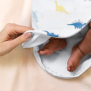 aden + anais, Cotton Knit Baby Wrap, Newborn Wearable Swaddle Blanket, 3 Pack, Winnie, 0-3 Months