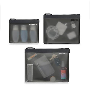 Briggs & Riley Travel Essentials, Black 3, Pouch, 3 pc. Set