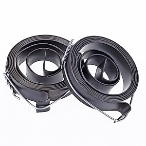 TOPPROS Pack of 4 Drill Press Return Spring, Quill Spring Feed Return Coil Spring Assembly, 2.2Ft Long, 35 x 6 x 0.7mm