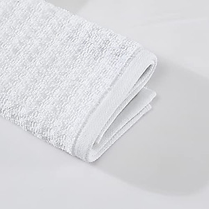 Tommy Bahama- Washcloth Set, Highly Absorbent Cotton Bathroom Decor, Low Linting & Fade Resistant (Northern Pacific White, 12 Piece)
