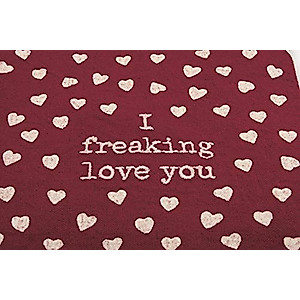 Primitives by Kathy I Freaking Love You Kitchen Towel