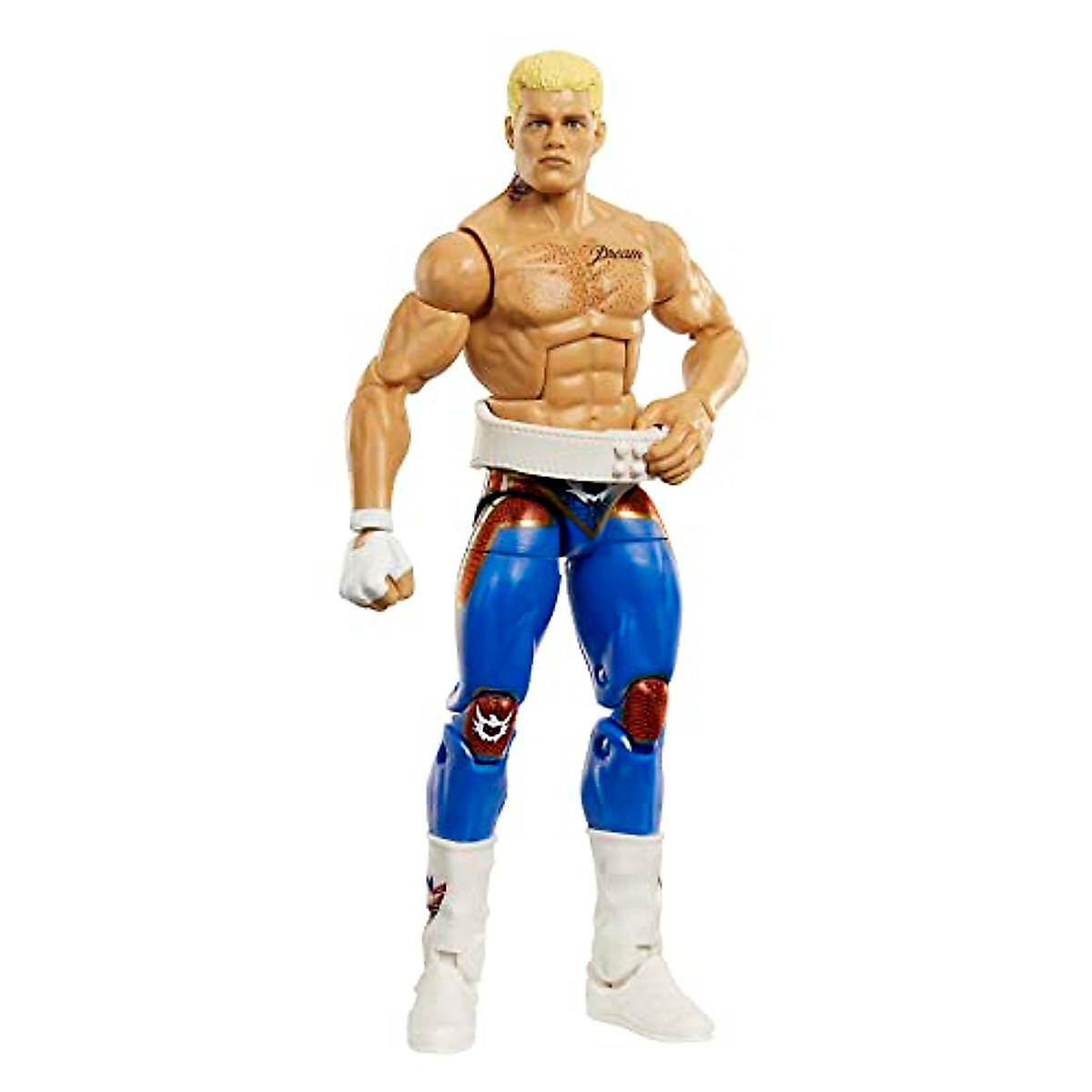 Mattel WWE Cody Rhodes Elite Collection Action Figure, Deluxe Articulation & Life-like Detail with Iconic Accessories, 6-inch