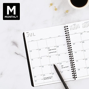 AT-A-GLANCE 2022-2023 Planner, Weekly & Monthly Academic, 7" x 8-3/4", Medium, Contemporary Lite, Black (7058XL0523)