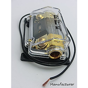 Car Audio Digital Led Display Fuse Holder ANL Include Fuse Distribution block 1 way in 1 way out
