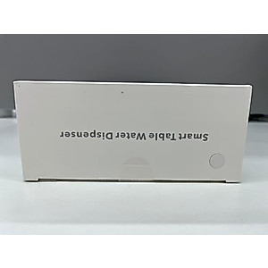 AUAUY Desktop Water Bottle Dispenser, Smart 6 Levels Table Top Water Dispensers for 5 Gallon & Universal Bottles, USB Portable Charging Automatic Water Jug Dispenser for Home,Office,Outdoor(Black)