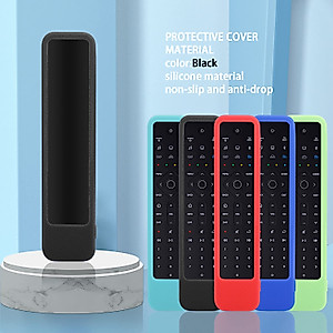 Protective Silicone Remote Case for Bose Soundbar 500 700 Remote Control, Shockproof, Washable and Skin-Friendly Cover, Non-Slip and Durable (Black)
