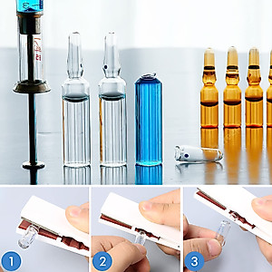 Baluue Glass Cutter for Bottles Ampoule Opener Ampoule Breaker Ampoule Cutter Glass Vial Opening Tool for Operation and Laboratory Bottle Cutter