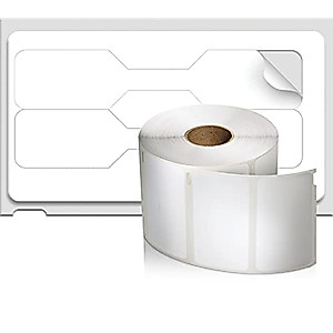 DYMO LW 2-Up Price Tag Labels for LabelWriter Label Printers, White, 3/8'' x 3/4'', 1 roll of 1,500 (30299)