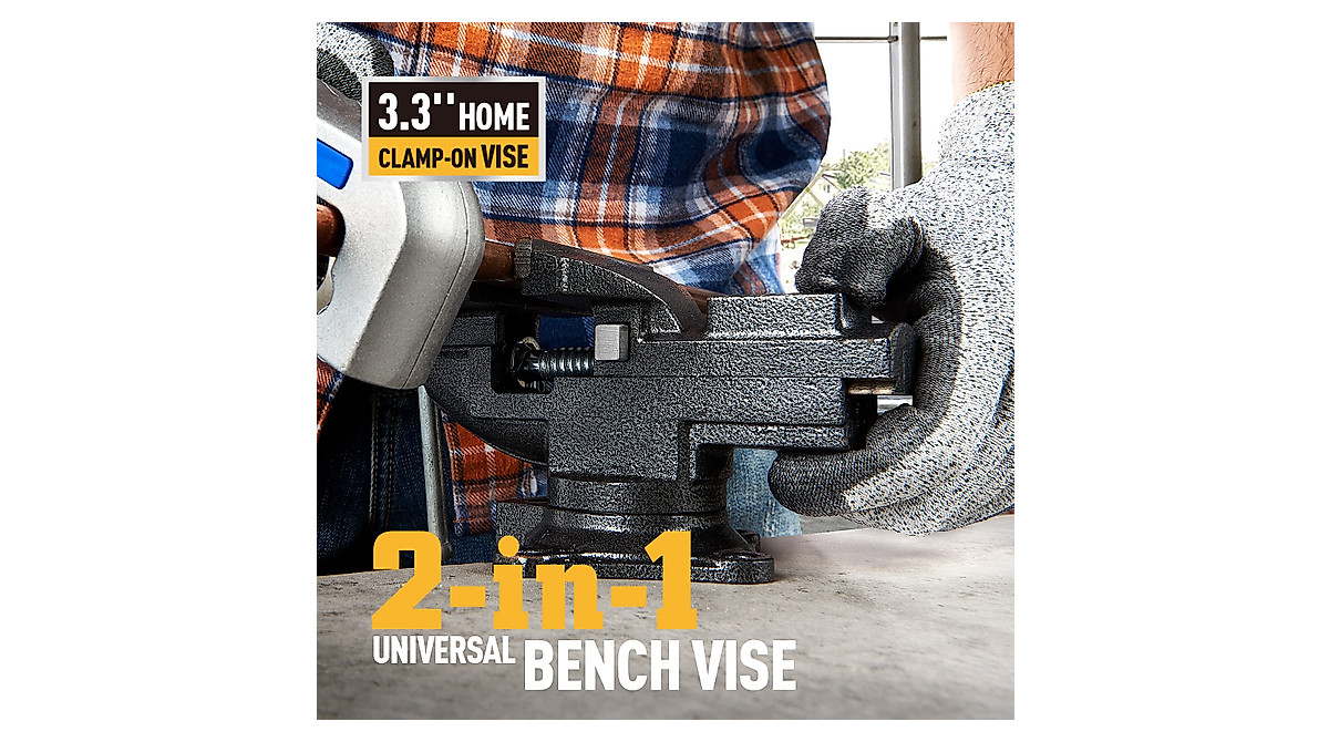 Versatile 360° Swivel Workbench Vise | Quick Adjustment