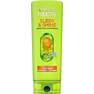 Garnier Fructis Sleek & Shine Conditioner, Frizzy, Dry, Unmanageable Hair, 21 fl. oz.(Packaging May Vary)