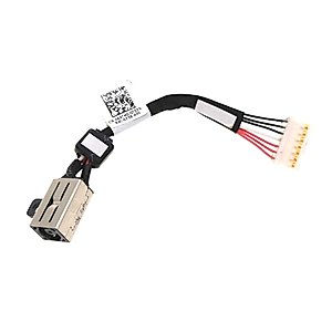 DC Power Jack Charging Port Socket Plug in Cable with Wire Harness for Dell XPS 15 9530 9550 9560 9570 7590 P56F P56F001 P56F003/Precision 15 5510 5520 5530 5540 M3800 CN-064TM0 064TM0 DC30100X300