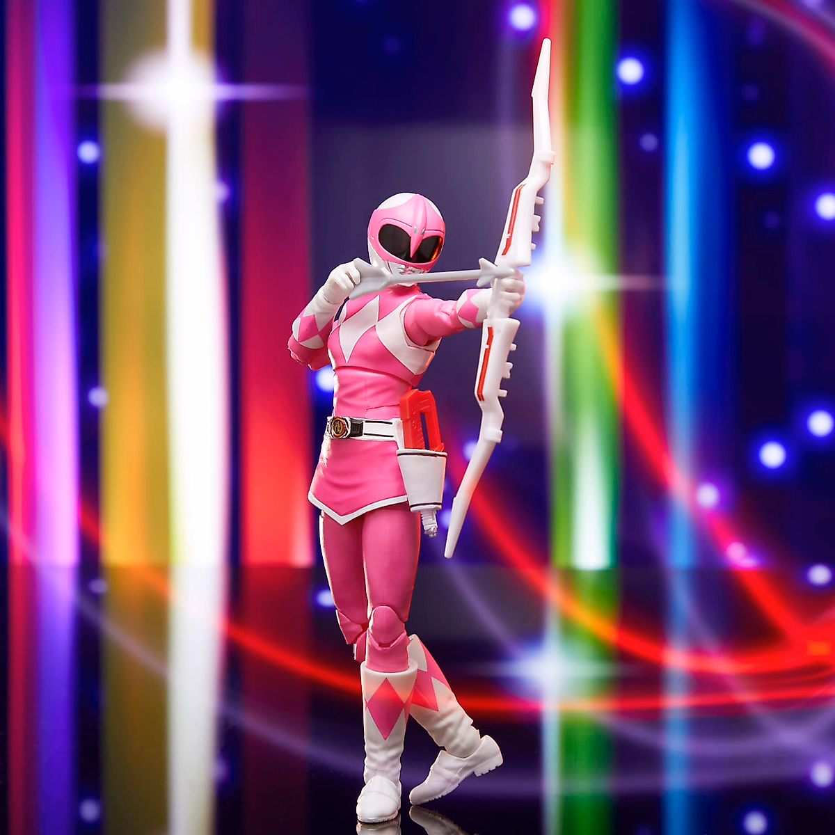 Power Rangers Lightning Collection Remastered Mighty Morphin Pink Ranger 6-Inch Action Figure, Toys for Boys and Girls Ages 4 and Up