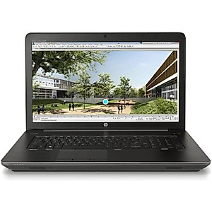 HP ZBook 17 G3 17.3 Inch Workstation Laptop, Intel Core i5-6440HQ up to 3.5GHz, 16GB DDR4 RAM, 512G SSD, NVIDIA M3000M 4GB, Webcam,Backlit Keyboard, Fingerprint, Windows 10 Pro 64 Bit (Renewed)
