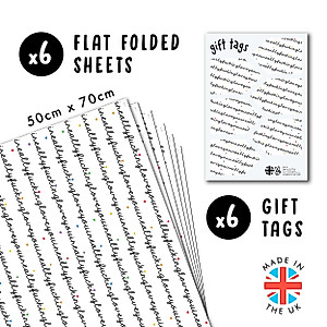 Central 23 Rude Wrapping Paper - I really f**king love you - Funny Wrapping Paper Adult - Inappropriate Gift Wrap - Perfect for Girlfriend or Boyfriend - Birthday Anniversary Valentines Day