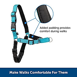 PetSafe EWH-D-HC-M/L-STL Deluxe Easy Walk Harness, Medium/Large, Steel/Black