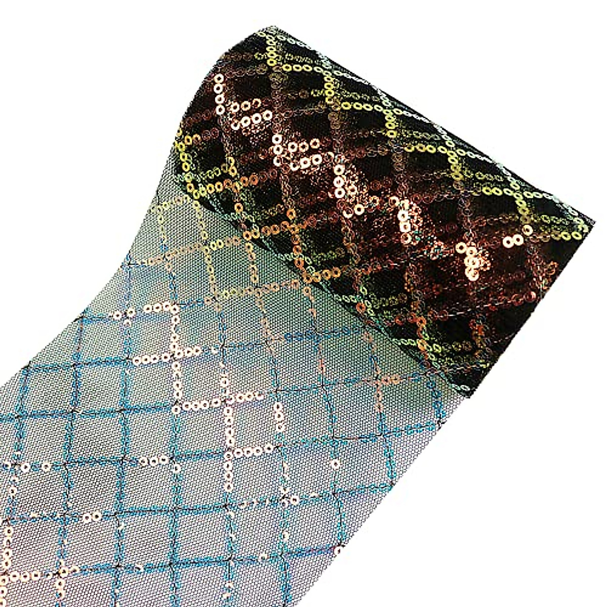 Yuanchuan Laser Glitter Tulle Rolls 4.7 inch x 10 Yards (30 feet) Black Tulle Rolls Spool Fabric Tutu for DIY Skirts Wedding Gift Wrap Sewing Crafting Bow Bridal Decorations Birthday Party (Black)