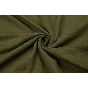 Men's Cotton Workout Tank Tops Dry Fit Gym Bodybuilding Training Fitness Sleeveless Muscle T Shirts (Army Green, Large)