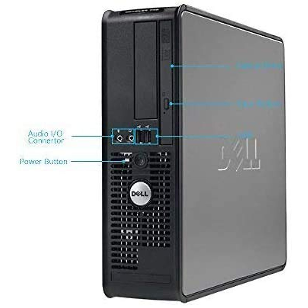 2018 Dell OptiPlex Desktop Complete Computer Package with DVD, WiFi, Windows 10 - Keyboard, Mouse, 19in LCD Monitor(Brands May Vary) (Renewed) - Multi-Language Support English/Spanish