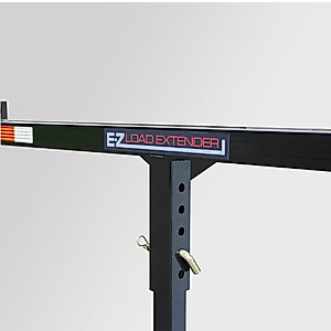 Tricam SLE-1/SKLE-350 2 in 1 E-Z Hitch Mounted Load Extender, 350-Pound Capacity, Black Finish