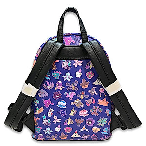 Loungefly GT Exclusive Pokemon Ghost Type AOP Mini Backpack