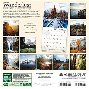 Wanderlust 2021 Calendar