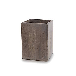 TurkishTowels Sheffield Mango Wood 8 Piece Bath Accessory Set