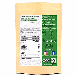 Herbs Botanica Aloe Vera Powder Organic for Hair Growth, Skincare, Haircare Organic, Moisturizing, and Soothing Aloe Barbadensis Vegan NO GMO 5.3oz /150g