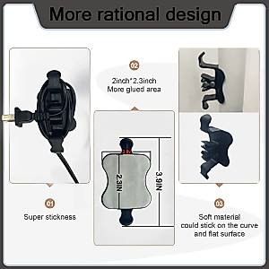 Cord Organizer for Kitchen Appliances 8 Pack Super Sticky Appliance Cord Wrapper,Cord Winder for Kitchen Small Appliances, Mixer, Blender, Coffee Maker, Pressure Cooker and Air Fryer, Cord Organizer