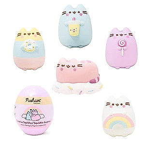 Hamee Pusheen The Cat [Surprise Blind Capsule] [Series 2] Cute Water Filled Squishy Toy [Birthday Gift Bags, Party Favors, Gift Basket Filler, Stress Relief Toys] - Surprise (Random - 1 PC.)