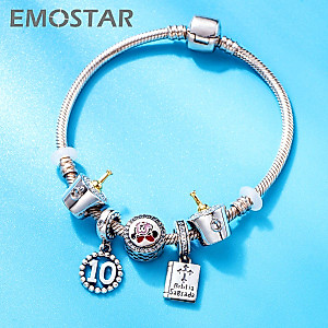 Dangle Holy Bible Book Charms Engraved Biblia Sagrada with Religious Cross, Sterling Silver Prayer Biblical Beads Pendant fit Pandora Christian Bracelet, Gifts for Christmas/Believer