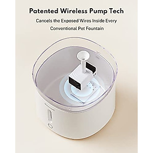 Homerunpet Cat Water Fountain Wireless Pump 3rd Compatible with Model WF20&CF20