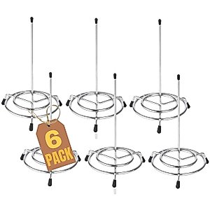 1InTheOffice Receipt Holder, Ticket Stabber, Receipt Holder Spike, Chrome, 6 Pack