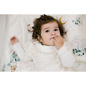 Toddler Pillowcase 100% Silk - Kids Pillow Cover 13x18 (White and Pastels)