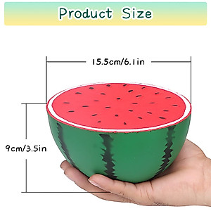 Half Watermelon Jumbo Squishies Fidget Toys, Sensory Push Bubble, Slow Rising Squishy Toys Galaxy Starry Packs Scented Squishy Squeeze Toy Stress Reliever Gift
