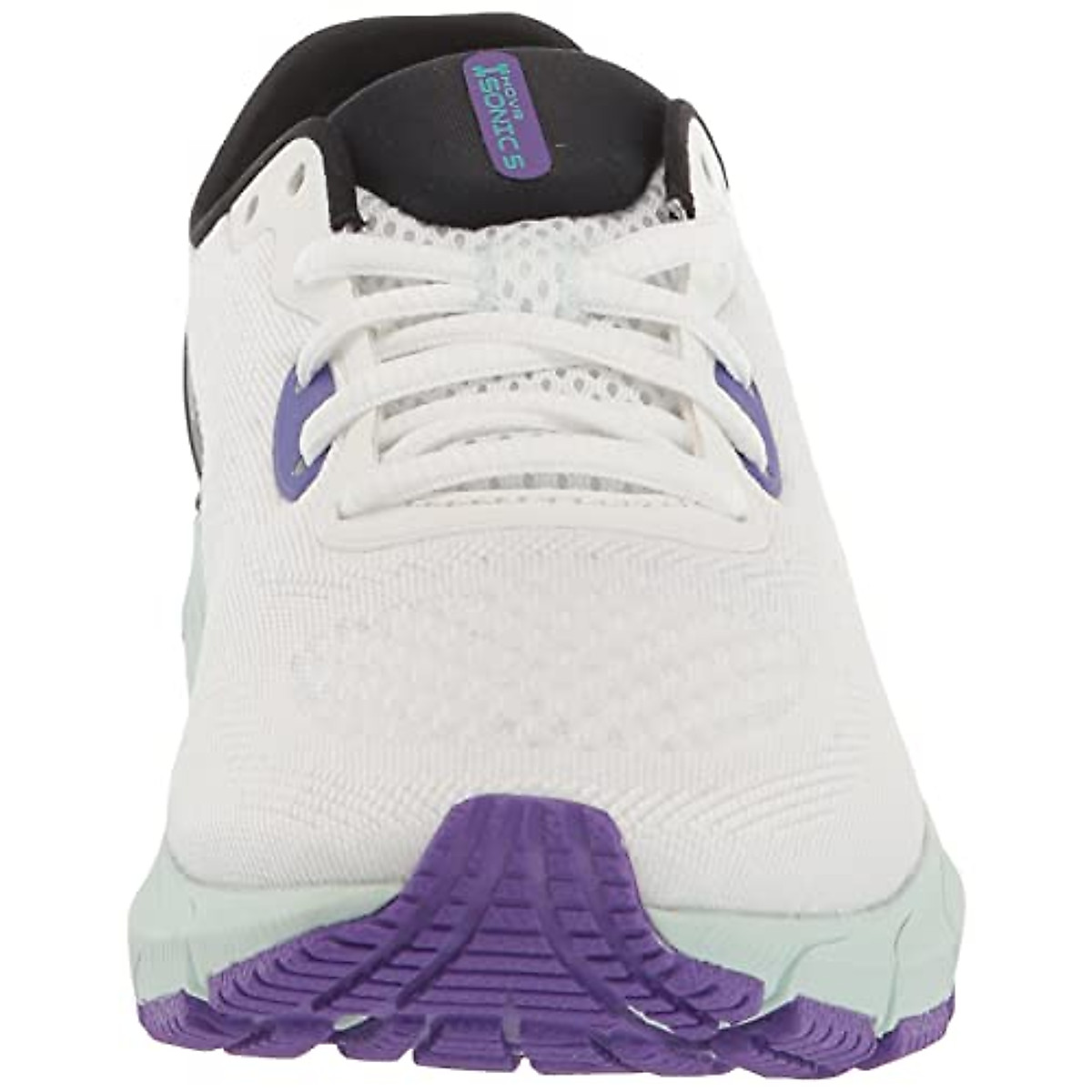 Under Armour Women's HOVR Sonic 5, White/Grape, 9 Medium US