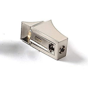 XVL 15.5-Inch Bathroom Glass Shelf, Brushed Nickel GS3003L