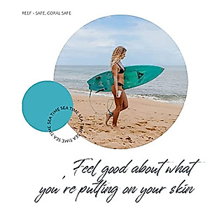 Reef Safe Sunscreen SPF 50 Mineral Lotion and Face Stick, Hawaii & Mexico Approved, Biodegradable, Zinc, Vitamin E, Oxybenzone & Octinoxate Free, Water Resistant, Natural Ingredients, Made in USA by Coral Safe