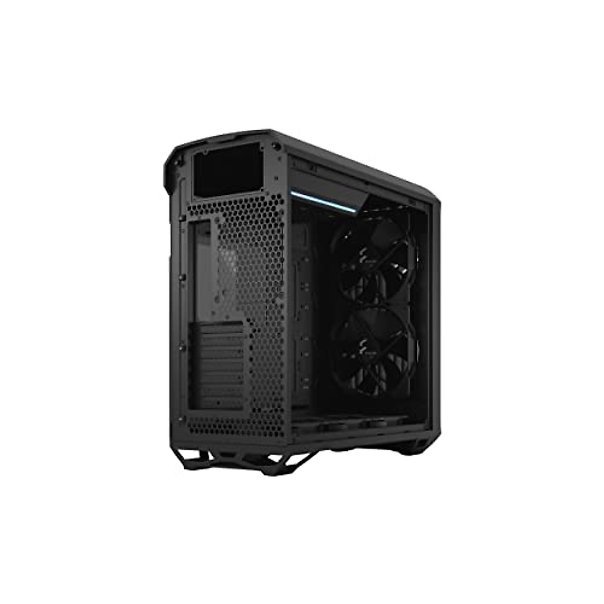 Fractal Design Torrent Black - Light Tint Tempered Glass Side Panel - Open Grille for Maximum air Intake - Two 180mm PWM and Three 140mm Fans Included - Type C - ATX Airflow Mid Tower PC Gaming Case