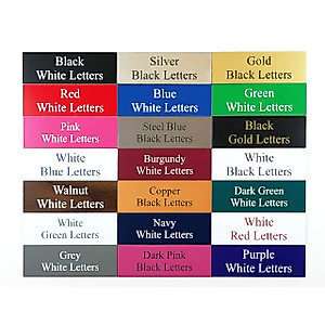 CUSTOMIZED4U Custom Engraved Name Tag Badges - Personalized Identification with Pin or Magnetic Backing, 1 Inch x 3 Inches