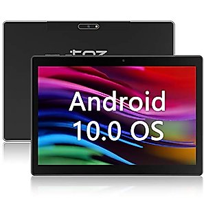 Tablet, 10 inch Android Tablets, 32GB ROM 128GB Expansion, WiFi, Bluetooth, 6000mAh Long Life Battery, 5+13MP Dual Camera &Speaker, Black