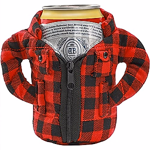 Beverage Jacket Can Cover Drink Insulated Coolers For 12oz Fun Gifts for Family and Fiends