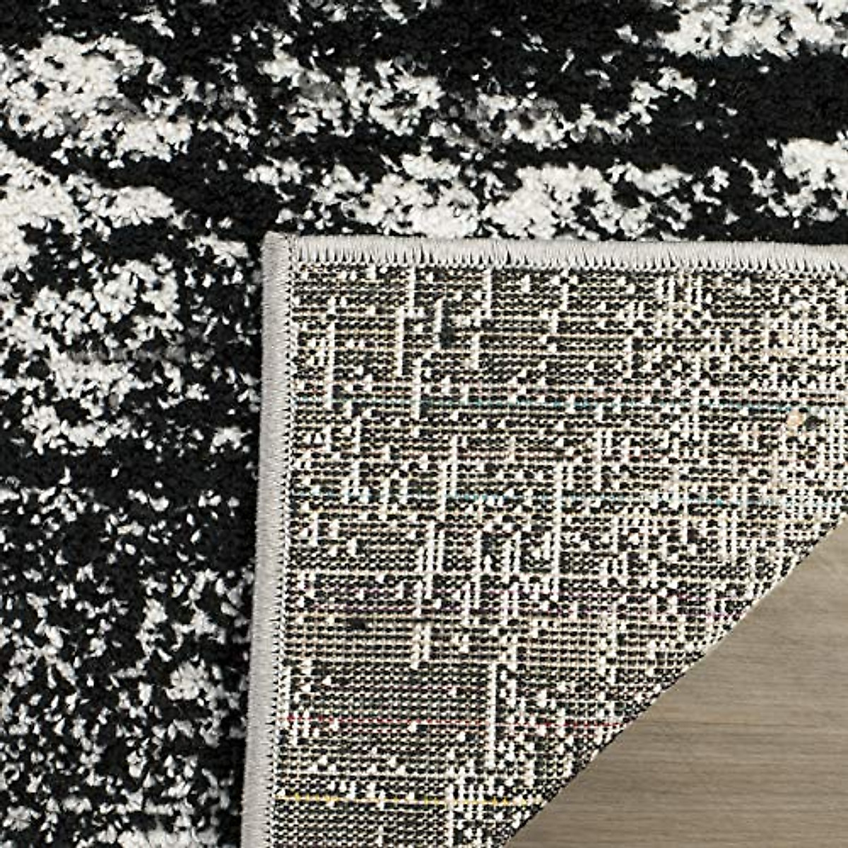 SAFAVIEH Adirondack Collection 8' x 10' Silver / Multi ADR112G Modern Abstract Non-Shedding Living Room Bedroom Dining Home Office Area Rug