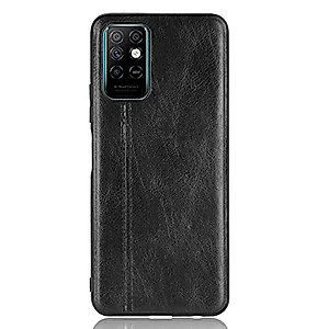 Phone Case for Infinix Note 8i, Case for Infinix Note 8i Cow-Like PU Leather Style Protector Cover, Non-Slip Shockproof Cover for Infinix Note 8i Case