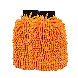 SCRUBIT Car Wash Mitt Car Scrubber - 2 Pack – Scratch-Free Car Sponges for Washing, Dual Sided Wash Mitts for Car Washing - Premium Car Wash Sponge for Cars, Trucks, and Boats