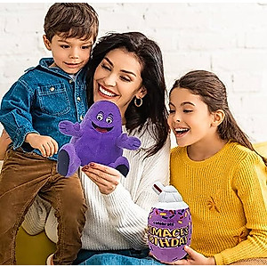 BeyondNice Grimace Shake Yellow Hat Burger Busters Shake Plushies Plush Toy Plushie Stuffed Animal Toy Game Doll Toddlers Toys (2pcs-2)