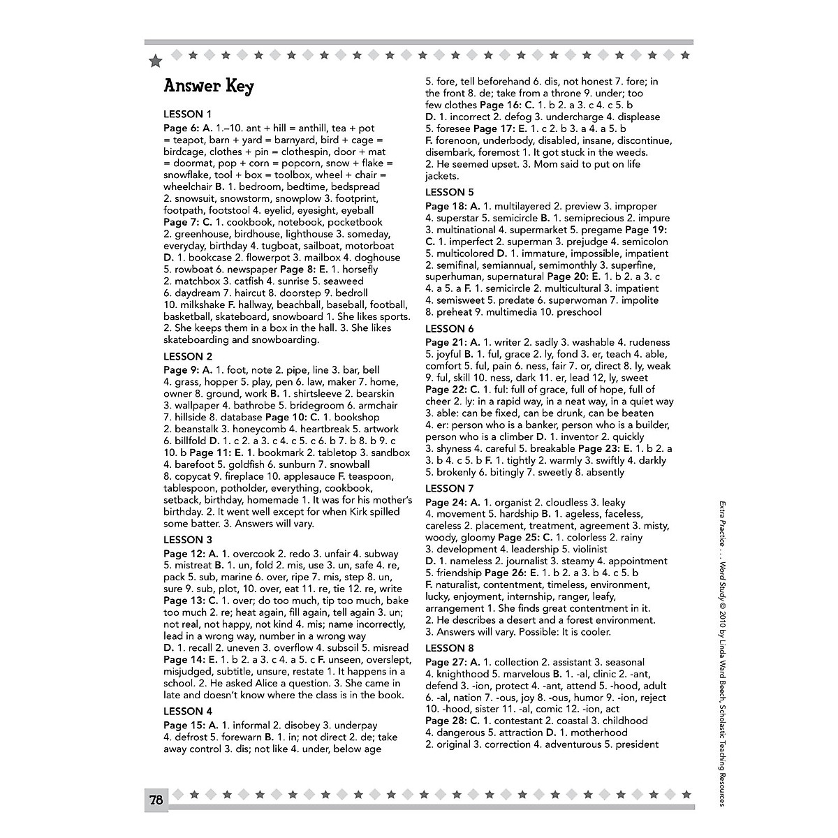 Extra Practice for Struggling Readers: Word Study: Motivating Practice Packets That Help Intermediate Students Learn Key Prefixes, Suffixes, and Roots to Succeed in Reading and Writing