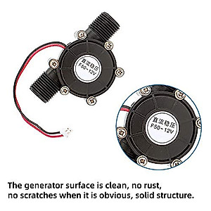 Yosoo DC Water Turbine Generator Water 12V DC 10W Micro-Hydro Water Charging Tool